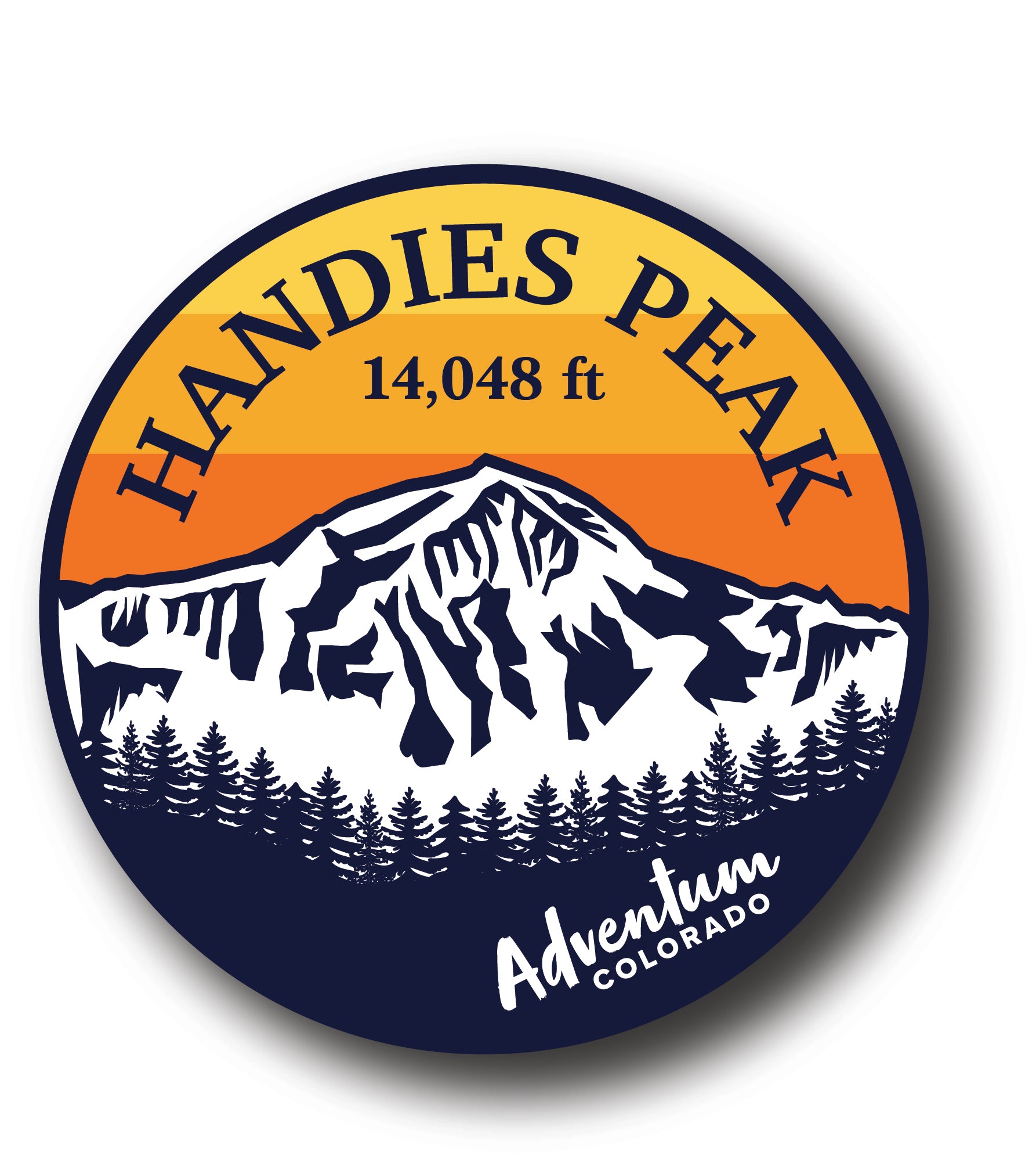 Handies Peak Sticker – Adventum Colorado