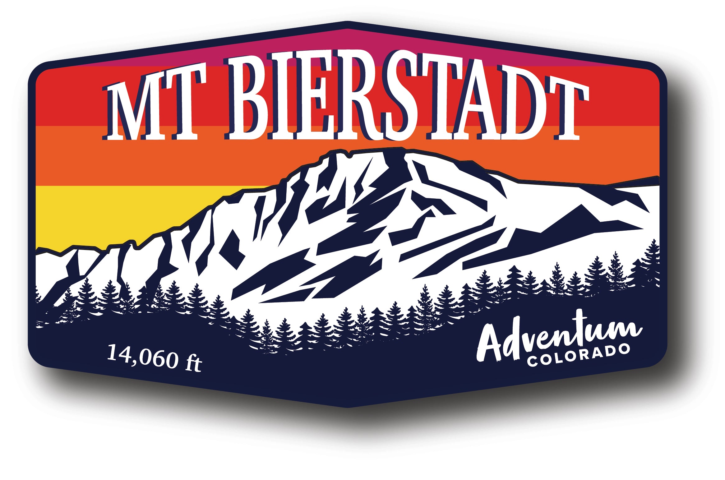 Mt. Bierstadt Sticker – Adventum Colorado
