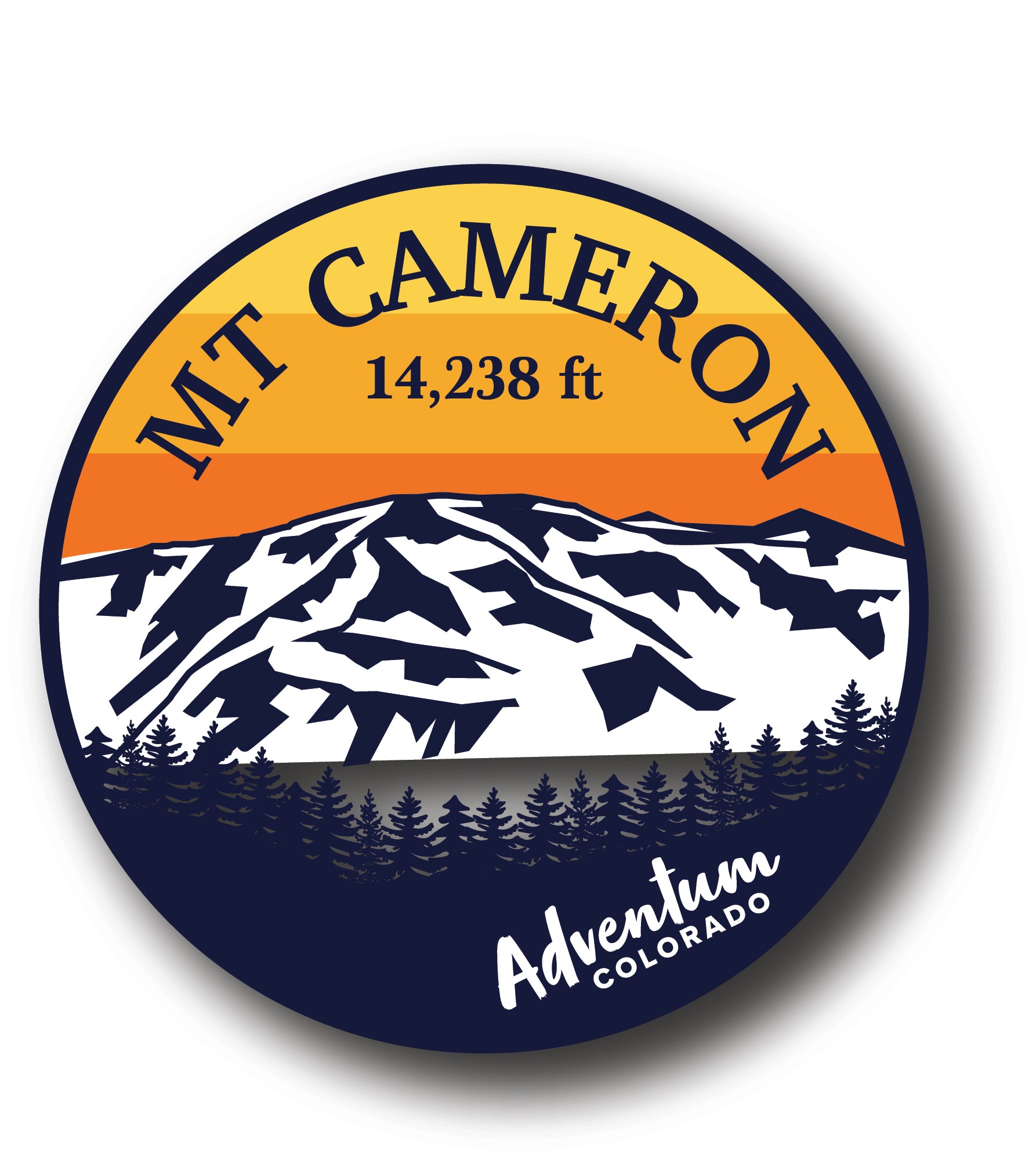 Mt. Cameron Sticker – Adventum Colorado