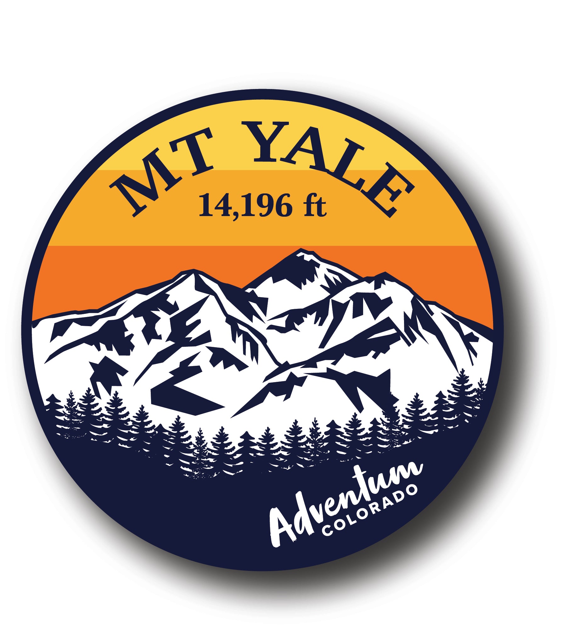 Mt. Yale Sticker – Adventum Colorado
